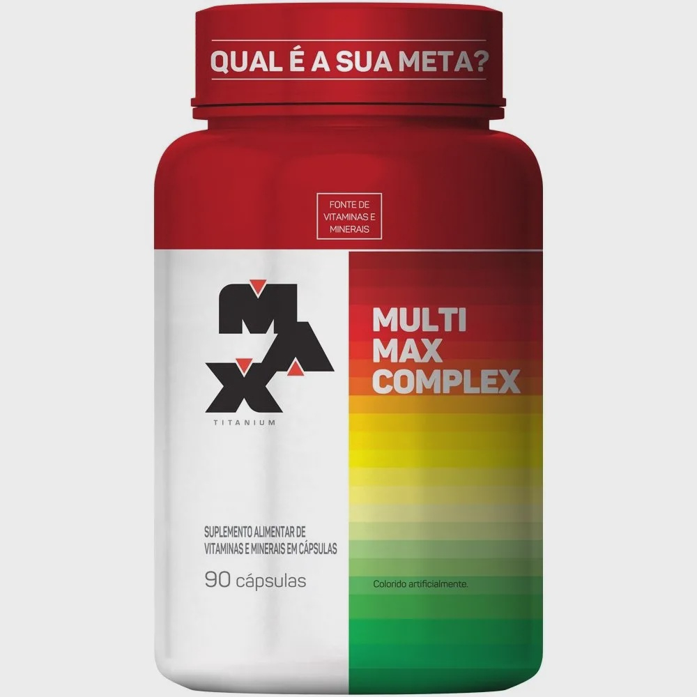 Multivitaminico Multimax 90 Caps Max Titanium - Full Entrega Rapida em ...