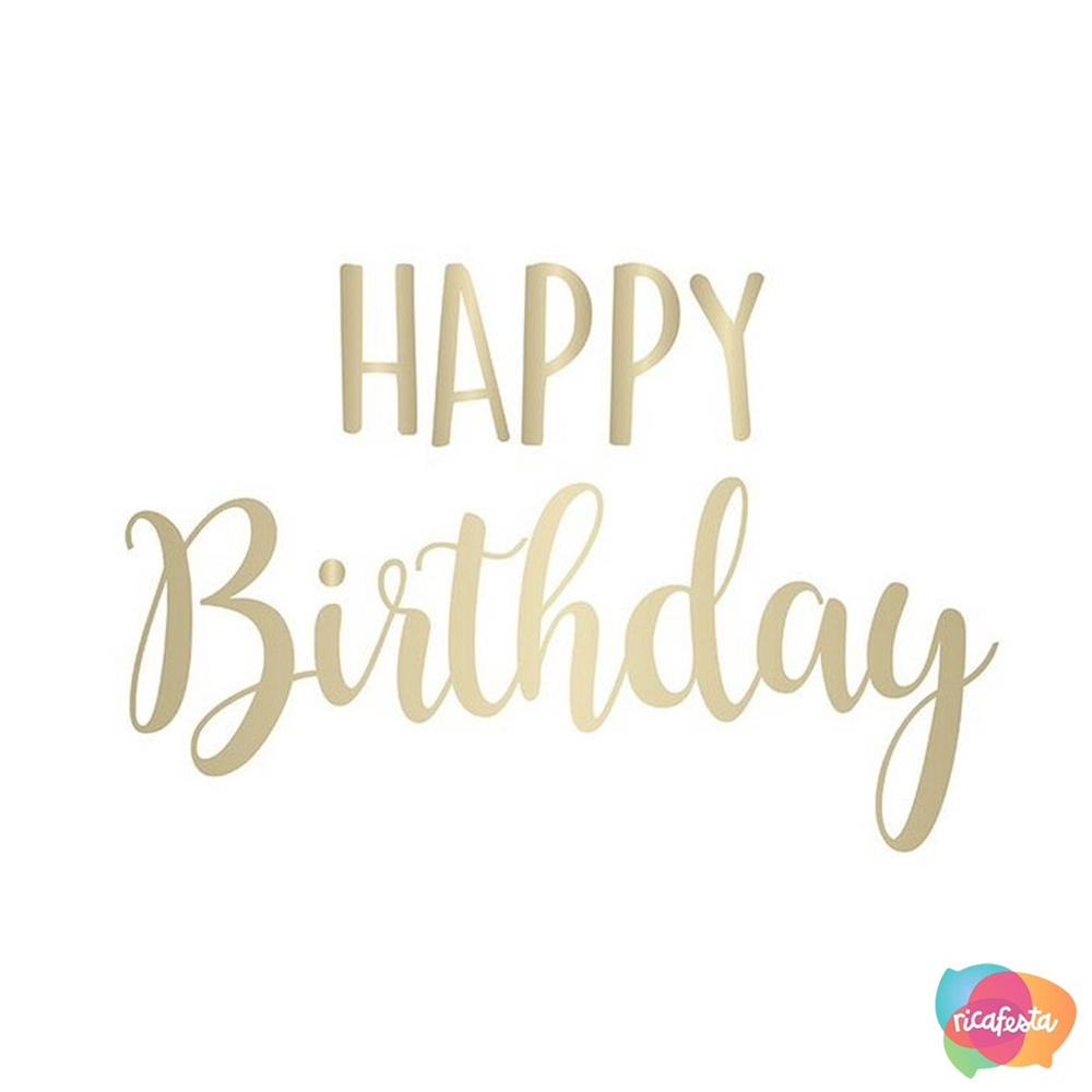 Adesivo lettering transfer para balão happy birthday P | Submarino Adesivo lettering transfer para balão happy birthday P | Submarino