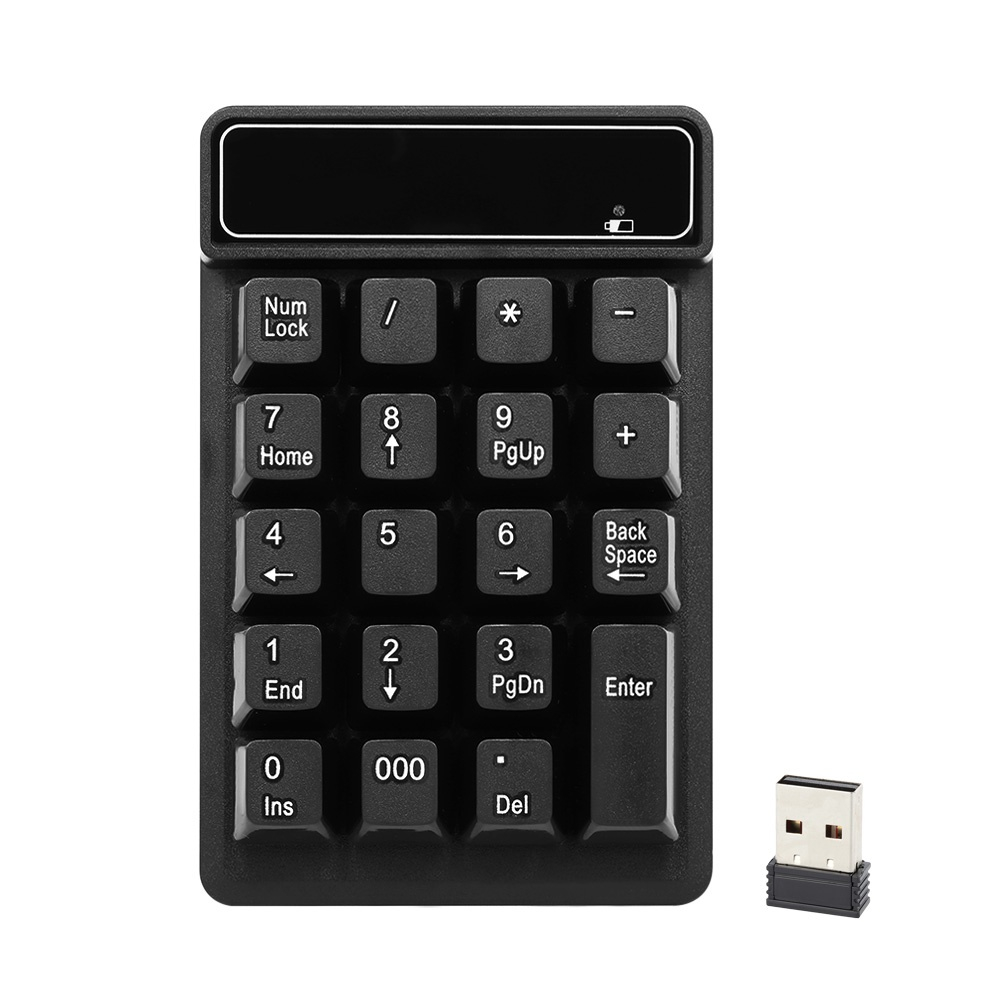 Teclado Num rico Sem Fio 2 4 Ghz Sensibilidade Mec nica Teclado