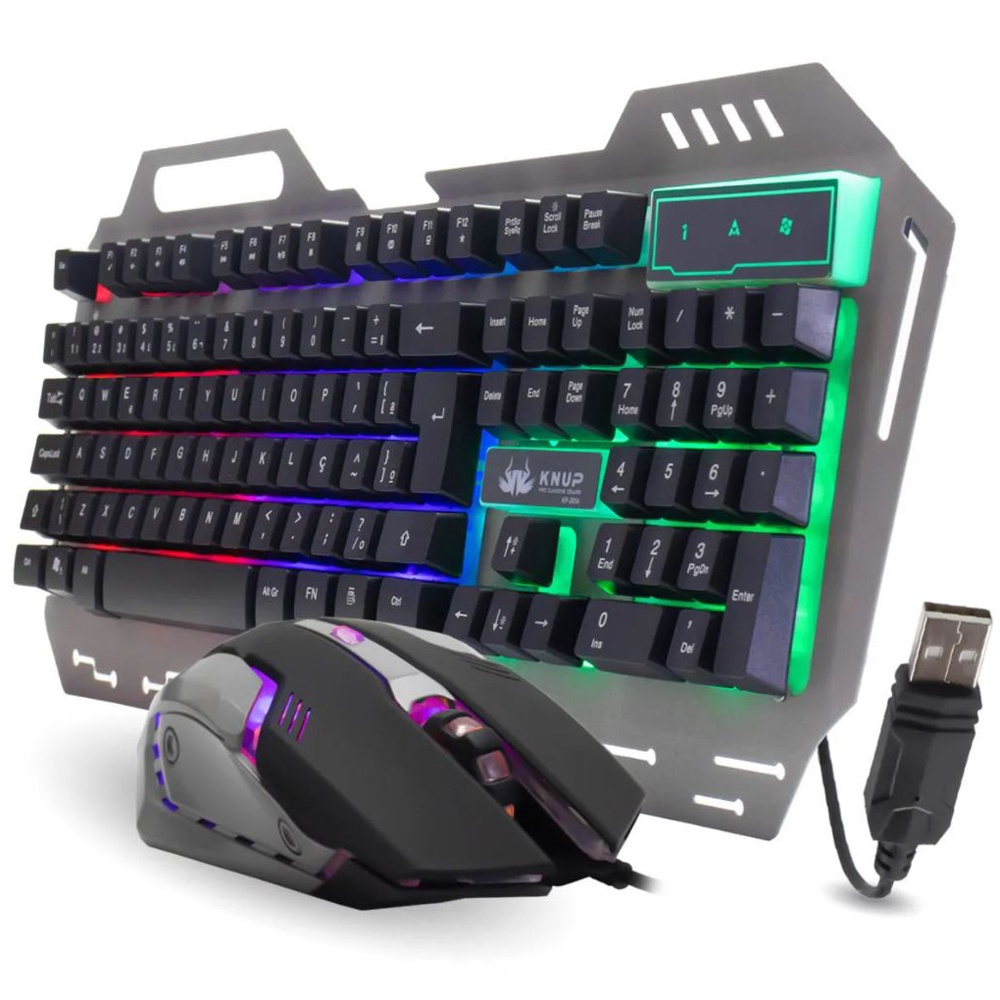 Teclado Mouse Combo Knup Kp 2054 Combo Em Promoção Ofertas Na
