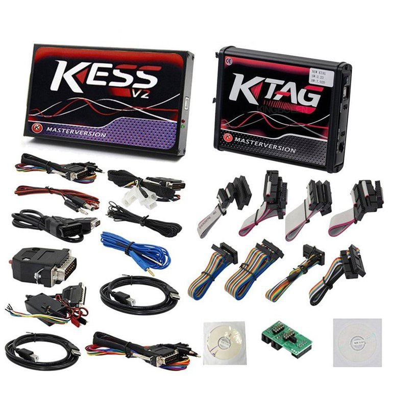 Instrumento de diagnóstico kess v2 v5.017 e ktag v7.020 v2.25 Versão on-line ecu programador ...