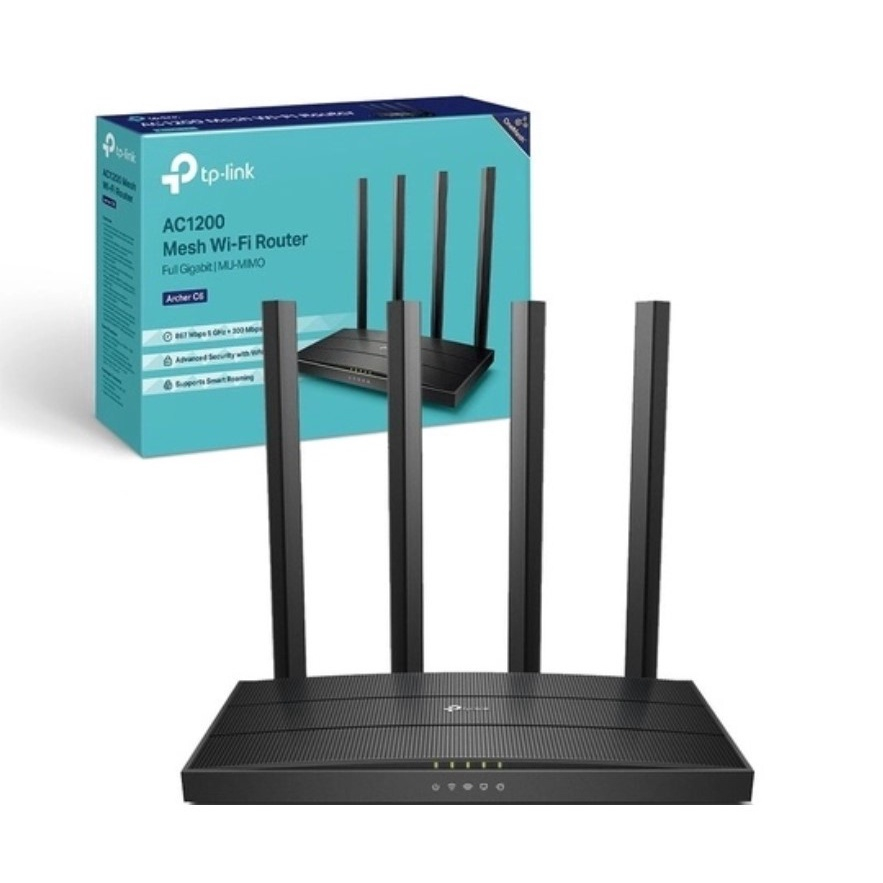 Tp-link Archer C6 Roteador Ac1200 Mesh Wi-fi Mu-mimo V3.2 em Promoção ...