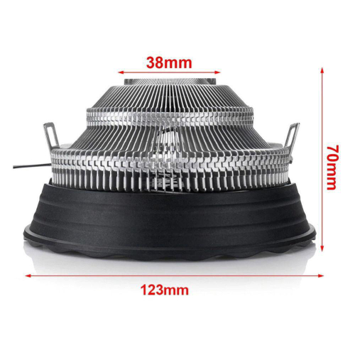 Cooler Amd Intel 775 1150 1151 1155 1156 Fm2 Am3 Am2 Com Led em ...