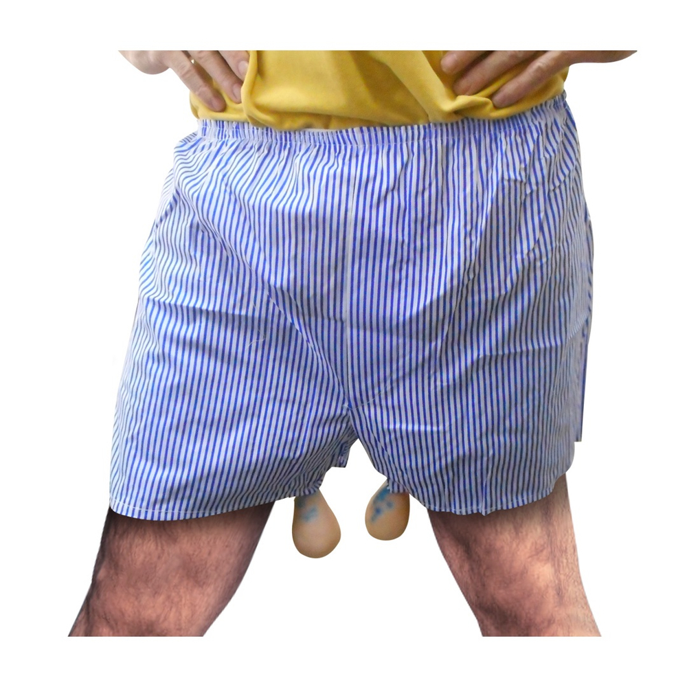 Fantasia Shorts Cueca Samba Canção Com Bolas Murchas Penduradas Submarino