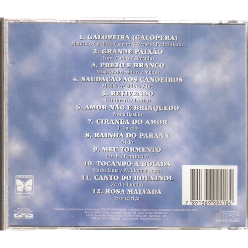 Cd Chitãozinho E Xororó Galopeira Em Promoção Na Americanas