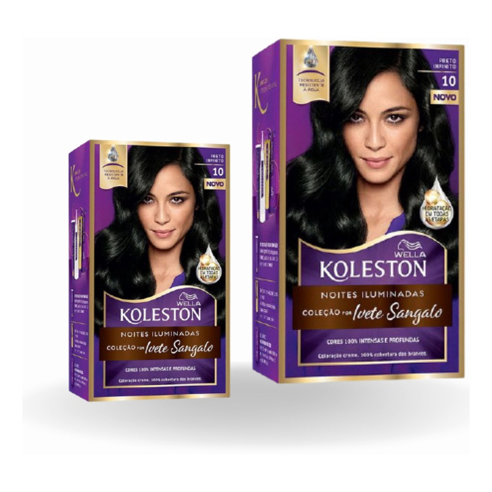 Tinta Para Cabelo Koleston Tintura 10 Preto Infinito Kit 2u | Submarino Tinta Para Cabelo Koleston Tintura 10 Preto Infinito Kit 2u | Submarino