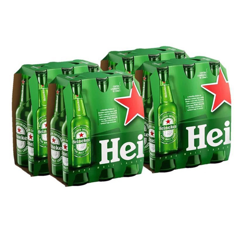 Kit Cerveja Heineken 330ml Long Neck 24 Unidades Em Promoção Ofertas