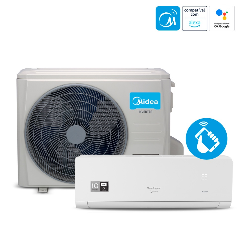 Ar Condicionado Springer Midea Inverter Xtreme Save Connect 12000 BTU h