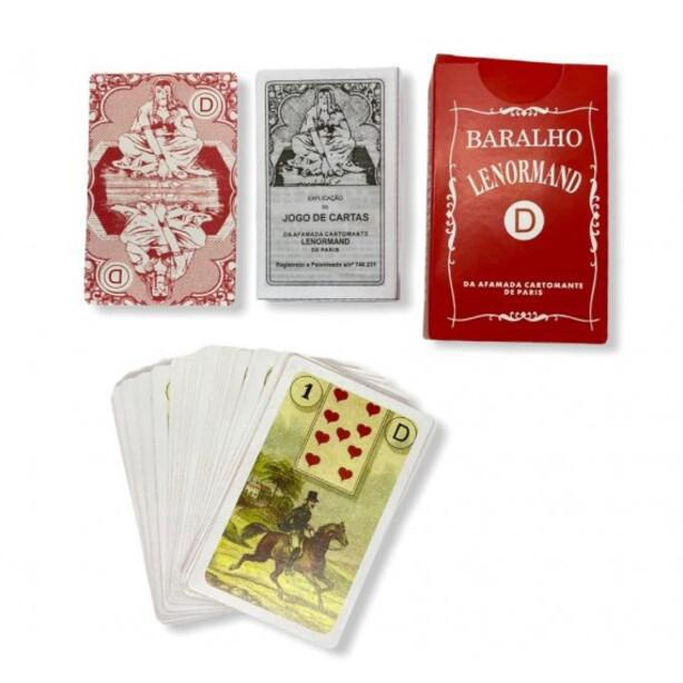 Baralho Cigano Tarot Lenormand 36 Cartas Manual Explicativo Submarino