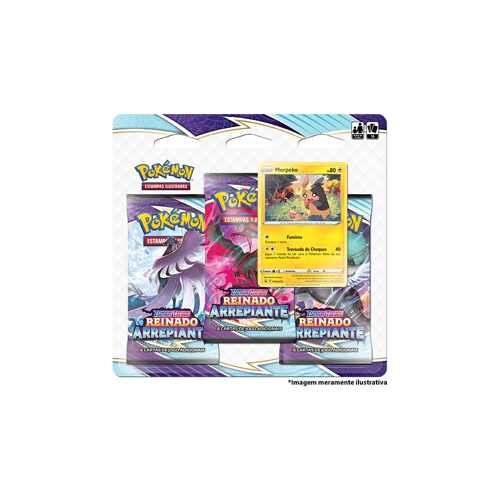 Jogo De Cartas Pokemon Blister Triplo Espada Escudo 6 Sortido Submarino