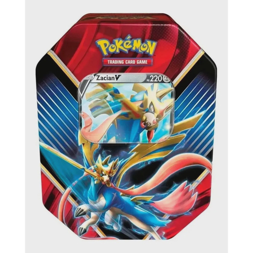 Kit Deck Pokémon Latas Zacian V E Zamazenta V Lendas De Galar Copag