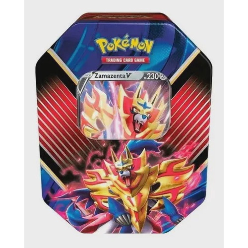 Kit Deck Pokémon Latas Zacian V E Zamazenta V Lendas De Galar Copag