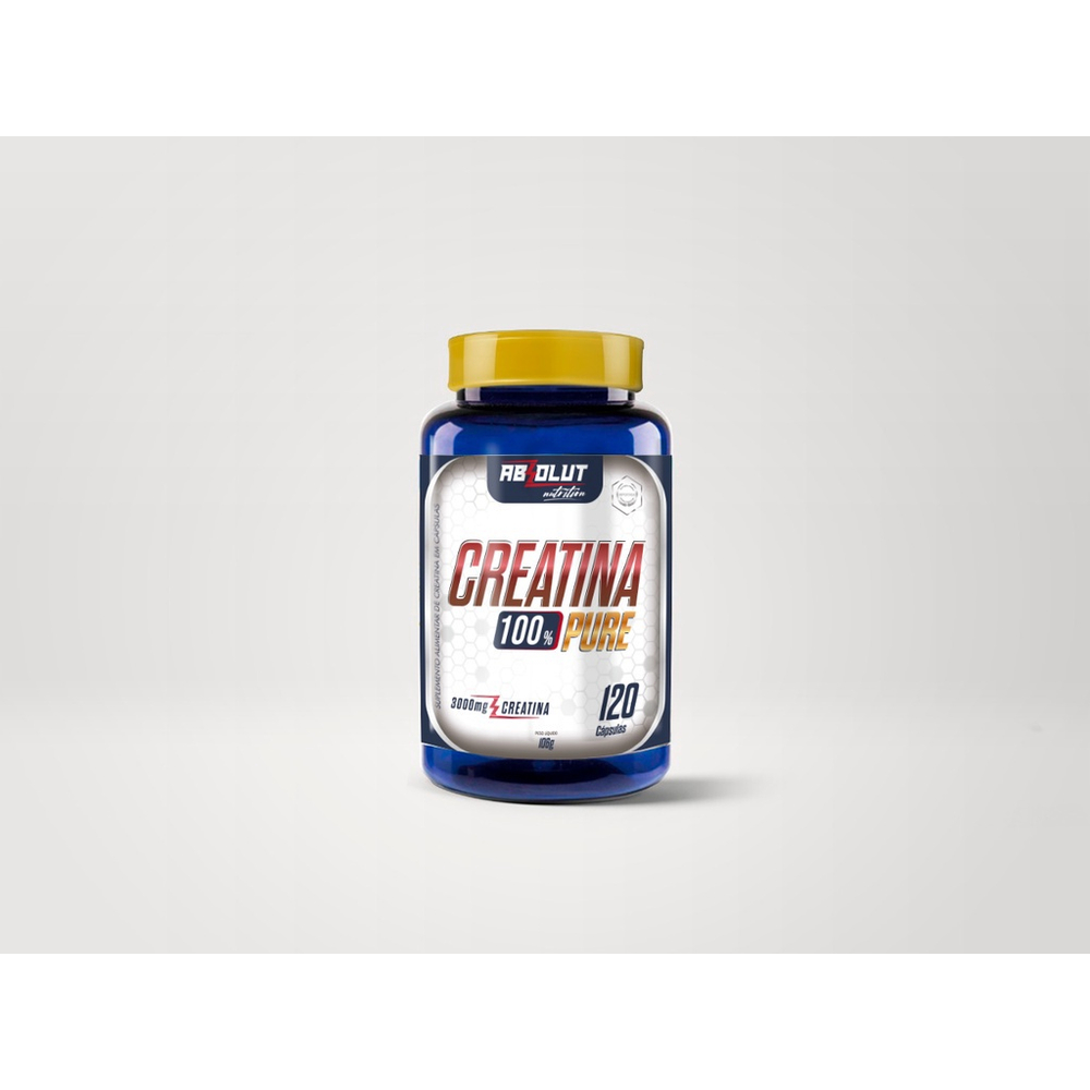 Creatina 100 Pure Micronizada E Monohidratada 120 Cápsulas Suplemento