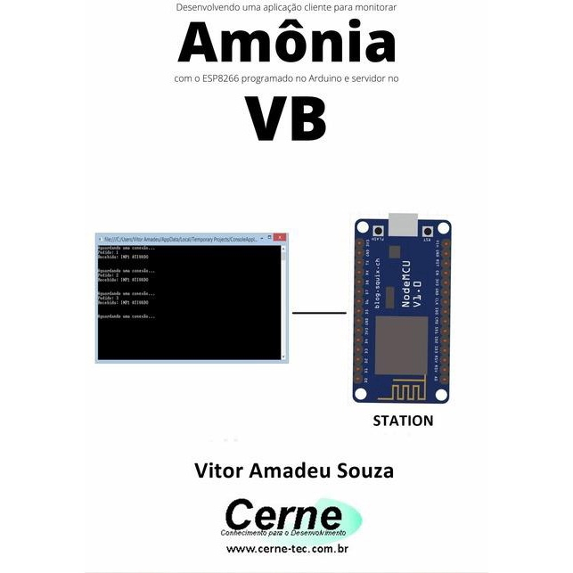 Desenvolvendo Uma Aplicacao Cliente Para Monitorar Amonia Com O Esp8266 Programado No Arduino E