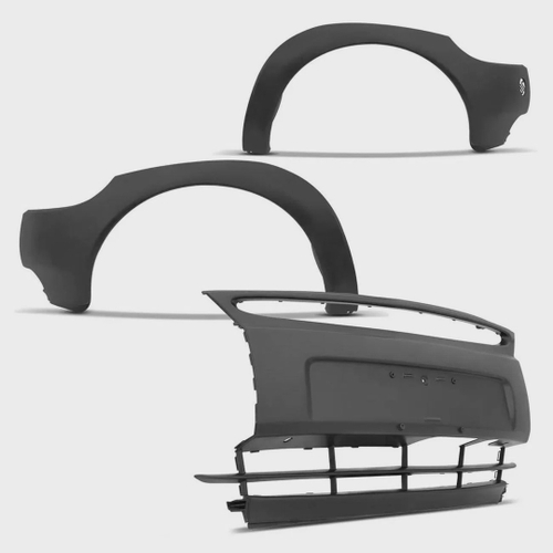 Parachoque Dianteiro Ford Ka 97 98 99 2000 2001 2002 Preto Central No