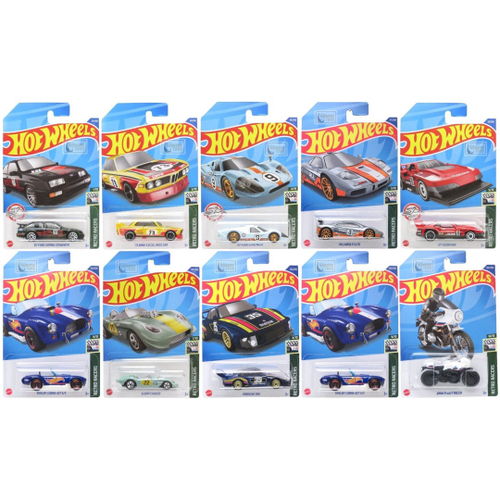 Série Retro Racers Completa Main Line 2022 10 Miniaturas Hot