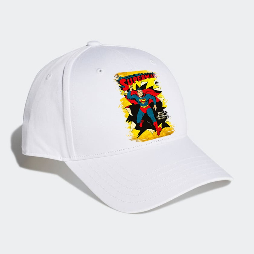 Boné baseball Branco Vintage Quadrinhos Superman Heroi Aba curva ... Boné baseball Branco Vintage Quadrinhos Superman Heroi Aba curva ...