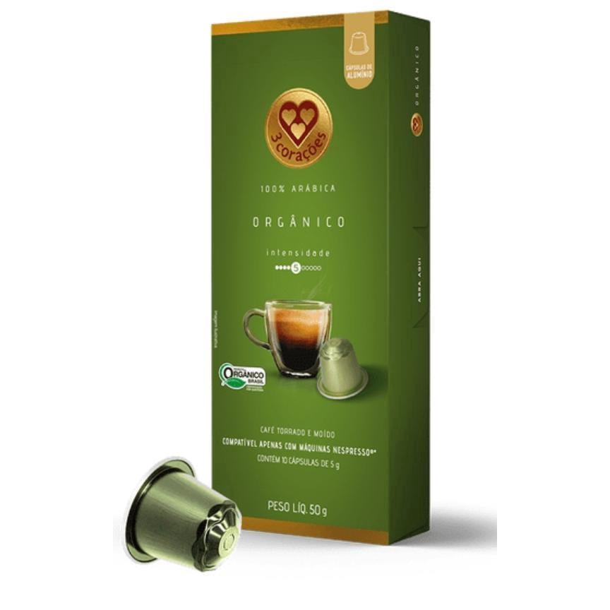 Capsula Cafe Tres Coração Espresso Organico Aluminio | Submarino Capsula Cafe Tres Coração Espresso Organico Aluminio | Submarino