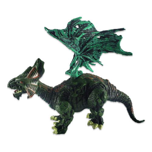 Brinquedo Reino Dos Dragões Miniaturas Coleção Dragão Borracha