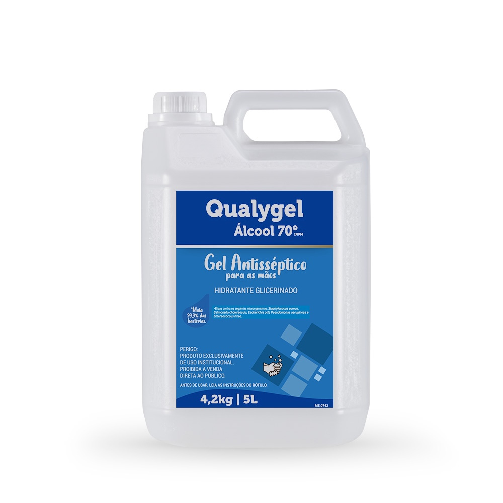 Álcool Em Gel 70º Qualygel Galão 5 Litros Submarino