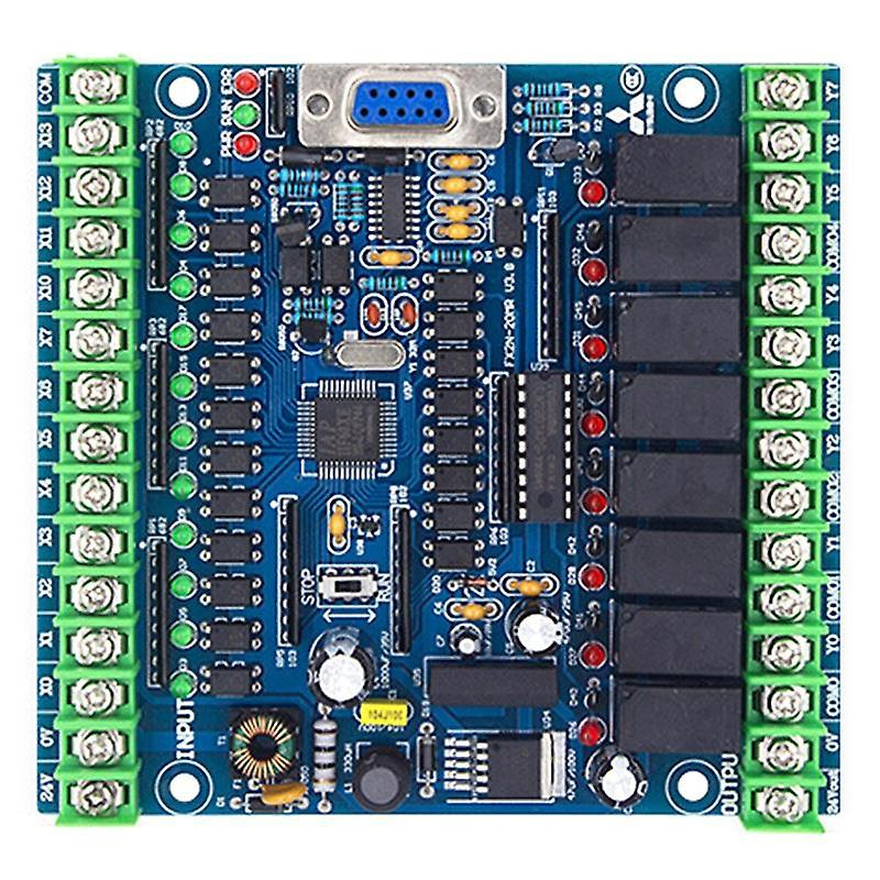 Controlador Lógico Programável Fx2n 20mr Plc Placa De Controle