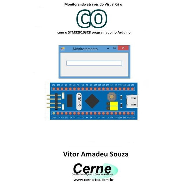 Monitorando Atraves Do Visual C O Co Com O Stm32f103c8 Programado No Arduino Submarino