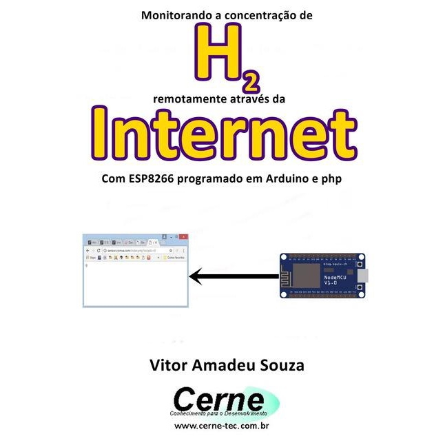 Monitorando A Concentracao De H2 Remotamente Atraves Da Internet Com Esp8266 Programado Em