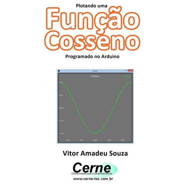Plotando uma funcao cosseno programado no arduino | Submarino Plotando uma funcao cosseno programado no arduino | Submarino