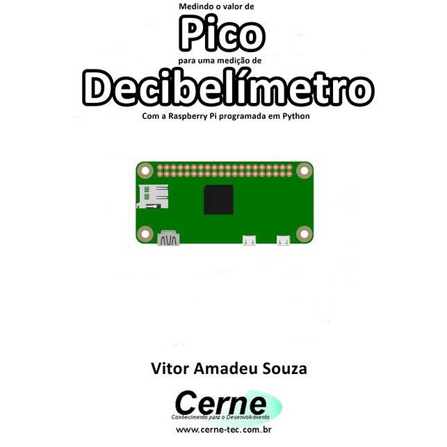 Medindo O Valor De Pico Para Uma Medicao De Decibelimetro Com A Raspberry Pi Programada Em