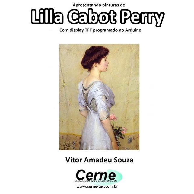Apresentando Pinturas De Lilla Cabot Perry Com Display Tft Programado
