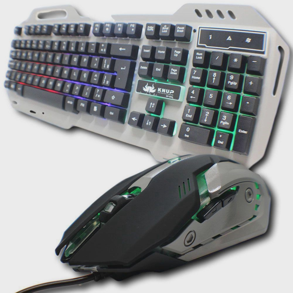 Kit Gamer Teclado Mouse Knup Kp 2054 Em Promoção Na Americanas