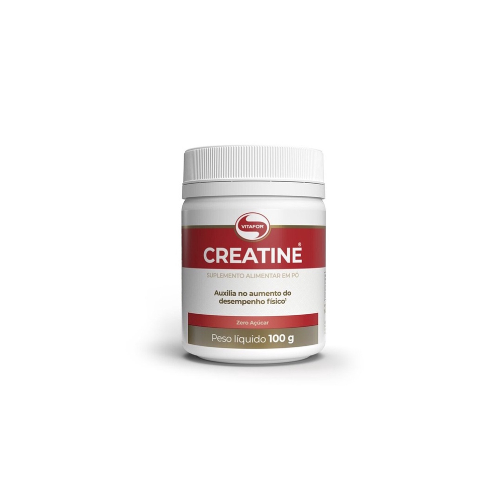 Creatina Creatine Monohidratada 100g Vitafor Original Em Promoção Na