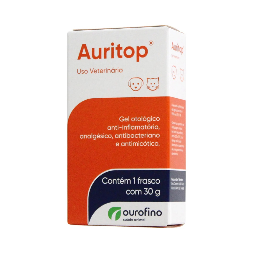 Auritop 30g - Ourofino em Promoção na Americanas