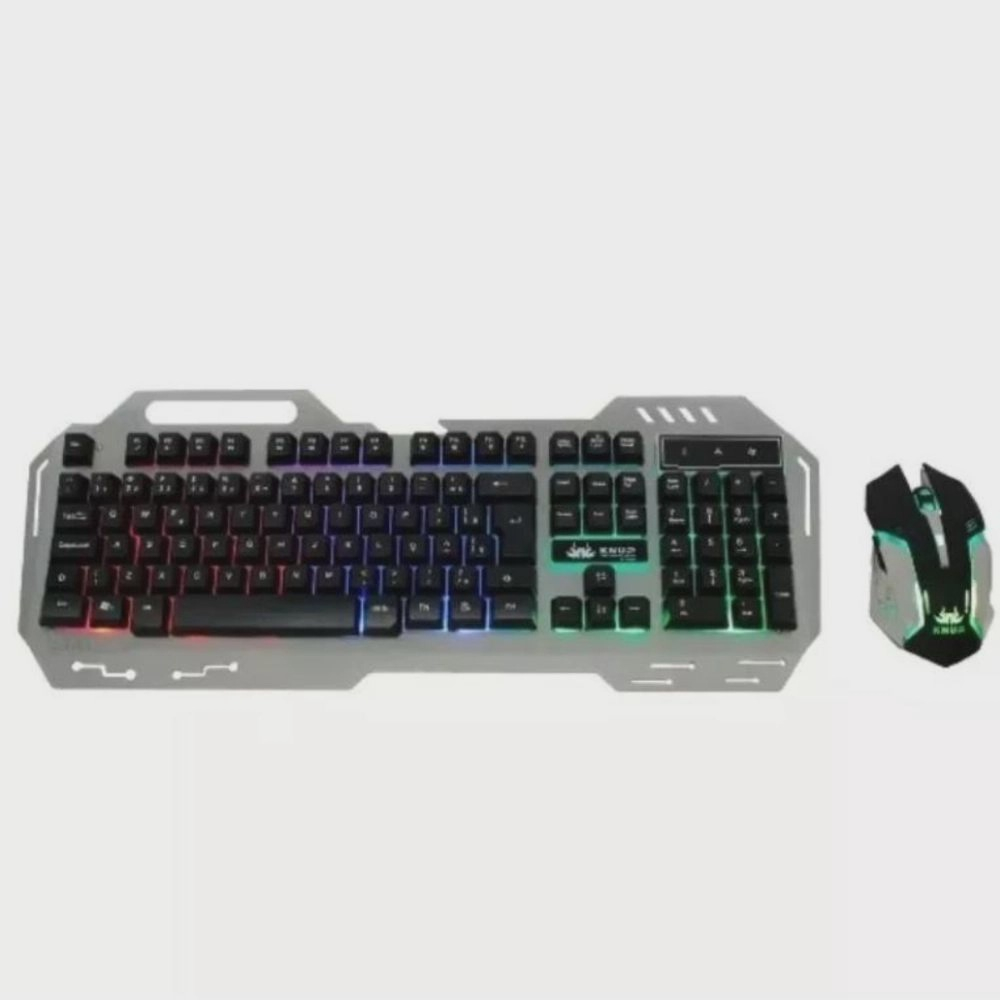 Kit Teclado Gamer Com Retroiluminação E Mouse Knup Kp2054 Em Promoção
