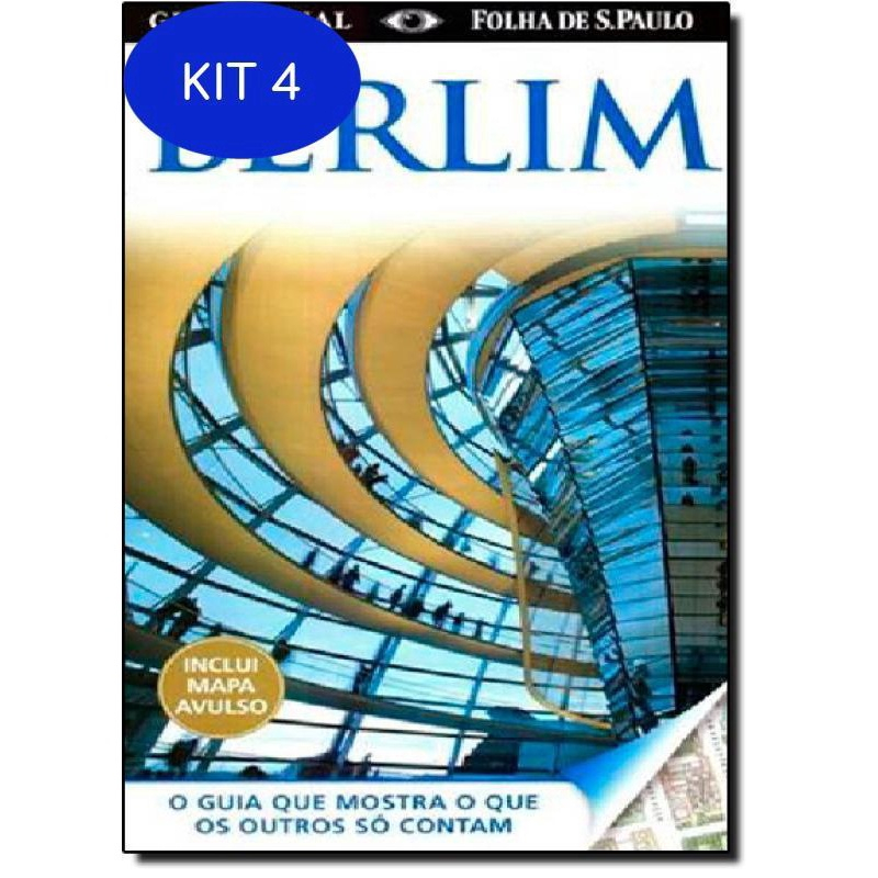 Kit 4 Livro Guia Visual Berlim: O Guia | Submarino Kit 4 Livro Guia Visual Berlim: O Guia | Submarino