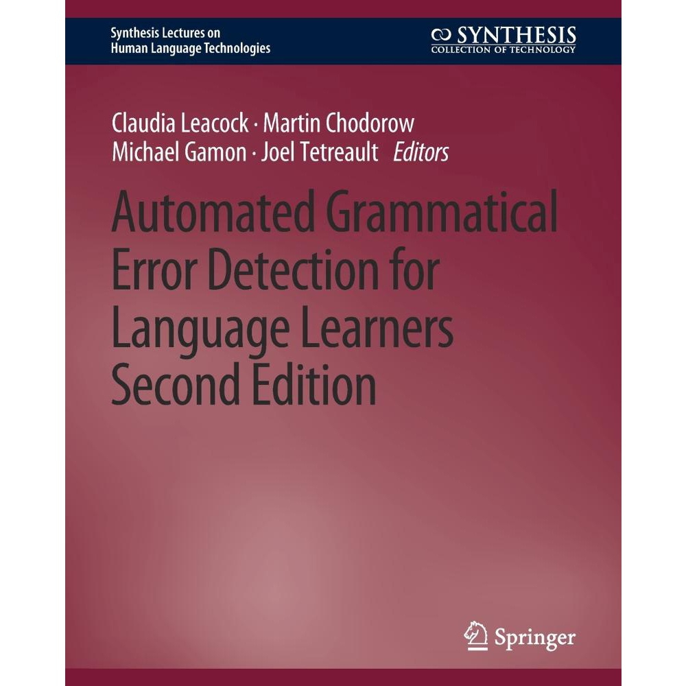 Automated Grammatical Error Detection For Language Learners Em Promoção