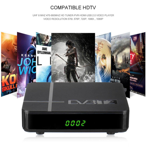 DVB-T2 TV Box Receptor terrestre de TV digital MPEG-2 / -4 H.264 decodificador com controle ...