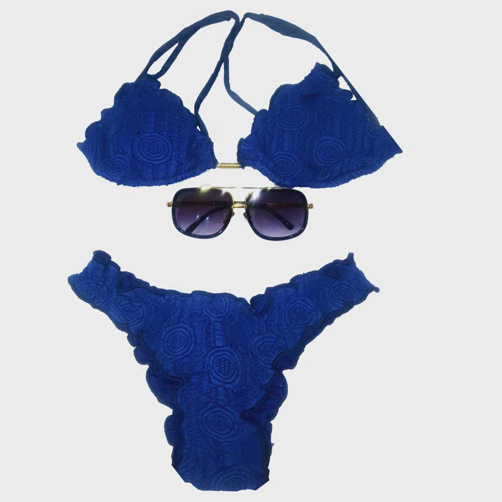 Conjunto De Biquíni Ripple Chic Sol Praia Majes Shopping Em