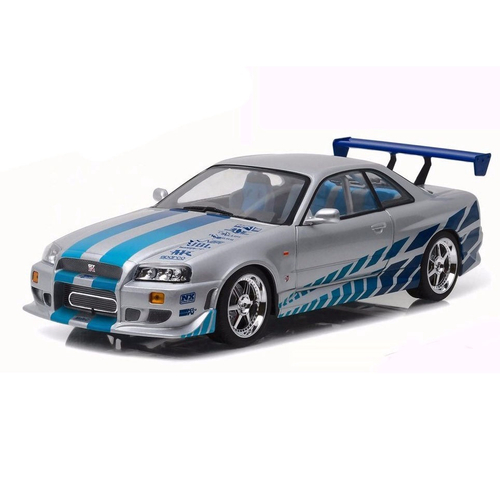 Nissan Skyline Gt R R34 1999 Brian 1 18 Fast And Furious Submarino