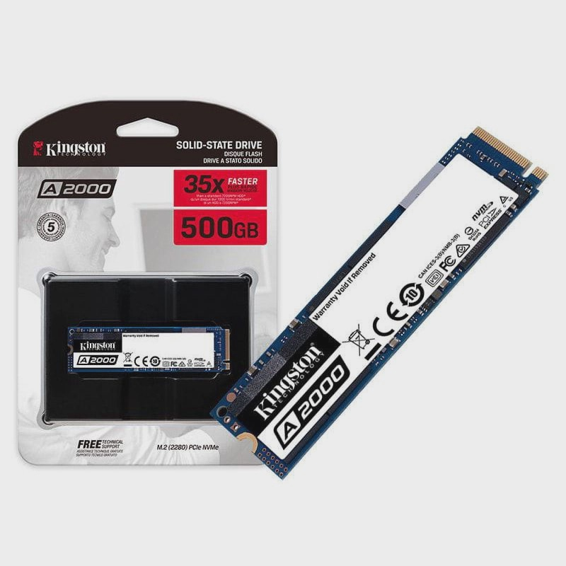Ssd Pcie Desktop Notebook Kingston Sa2000m8/500g A2000 500gb M.2 2280 ...
