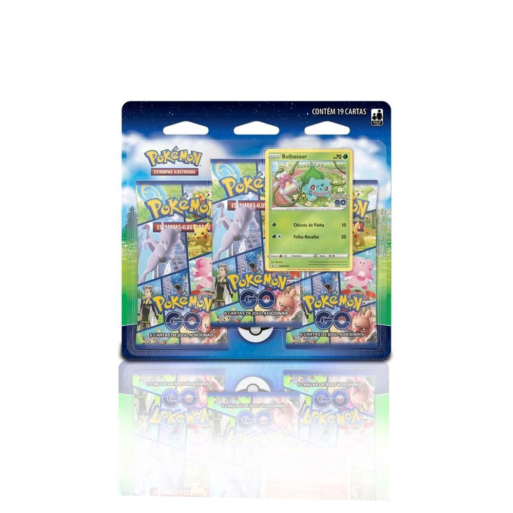 Blister Triplo Jogo Cartas Pokémon Go Tcg Copag Submarino