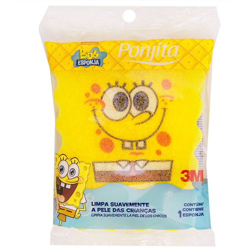 Esponja Bucha De Banho Bob Esponja Infantil Diversão No Shoptime