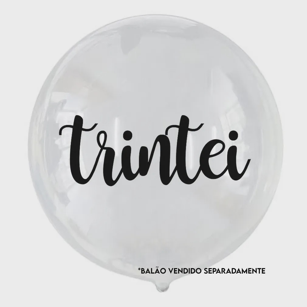 Adesivo para Balão Transfer Trintei | Submarino Adesivo para Balão Transfer Trintei | Submarino