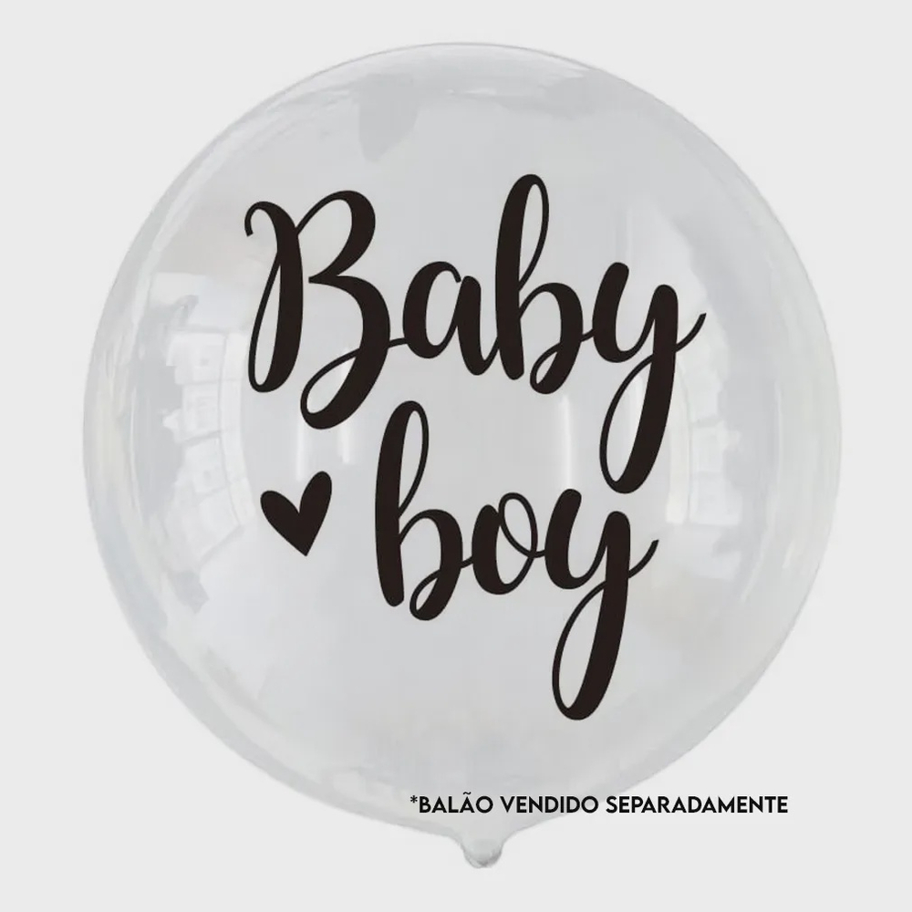 Adesivo para Balão Transfer Baby Boy | Submarino Adesivo para Balão Transfer Baby Boy | Submarino