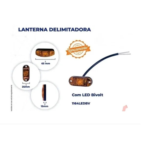 Lanterna Lateral Delimitadora Com Led Caminhão Ônibus Carro em Promoção ... Lanterna Lateral Delimitadora Com Led Caminhão Ônibus Carro em Promoção ...