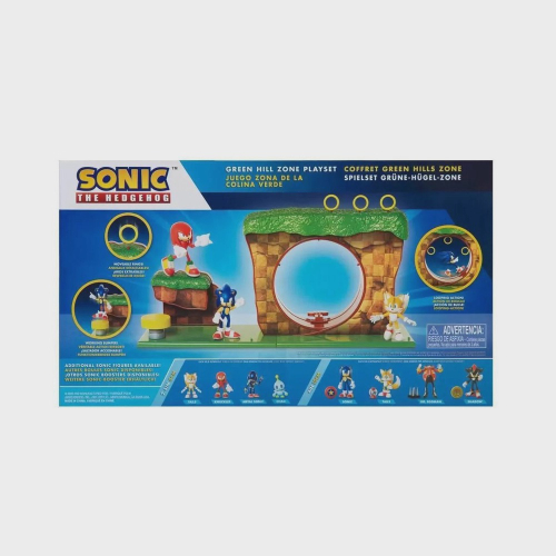 Brinquedo Cenario Sonic Green Hill Fase 1 Candide 3403 | Submarino Brinquedo Cenario Sonic Green Hill Fase 1 Candide 3403 | Submarino