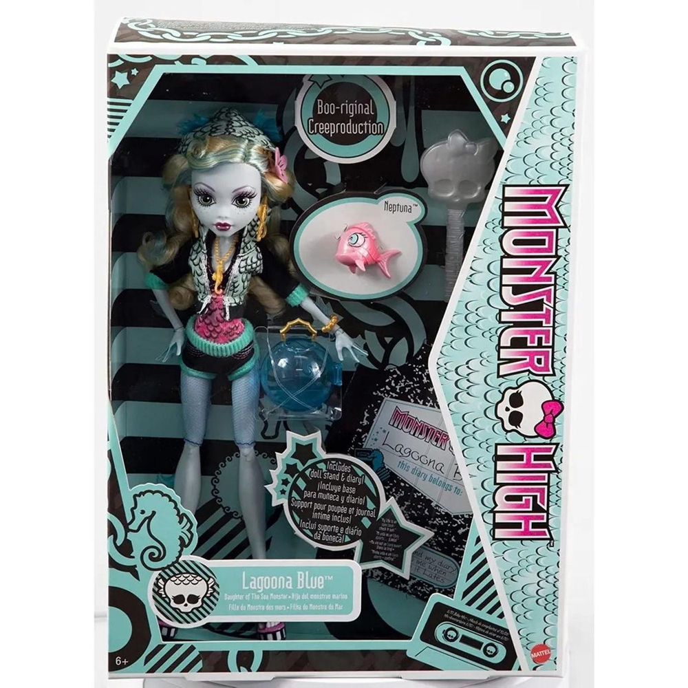 Boneca Monster High Lagoona Blue Boo-Original - 2022 Mattel | Submarino Boneca Monster High Lagoona Blue Boo-Original - 2022 Mattel | Submarino