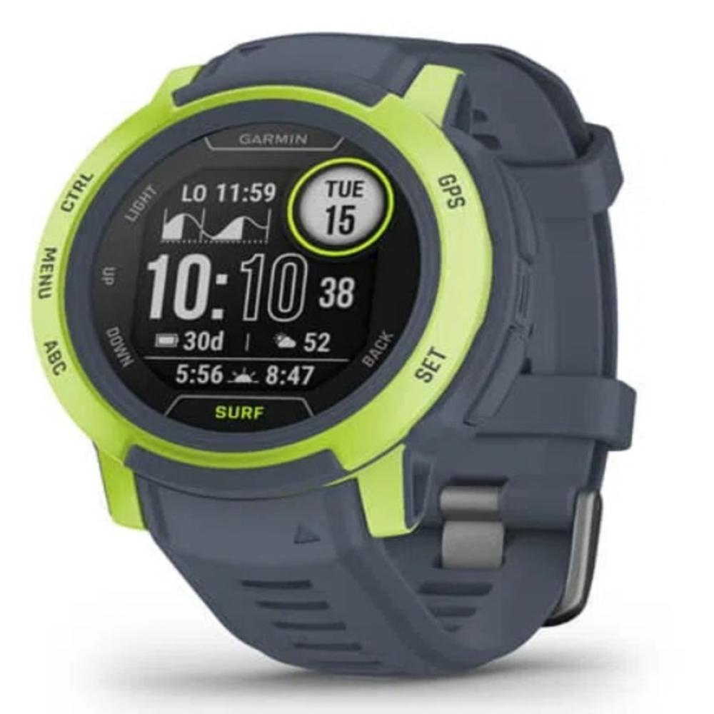 Relógio Garmin Instinct 2 Surf Cinza Com Monitor Cardíaco De Pulso E