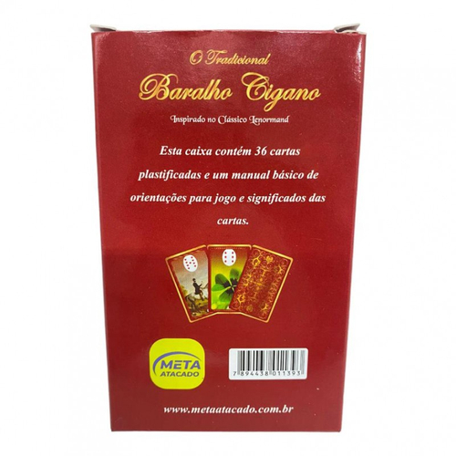 O Tradicional Baralho Cigano Lenormand 36 Cartas Plastificado Em Promoção Ofertas Na Americanas