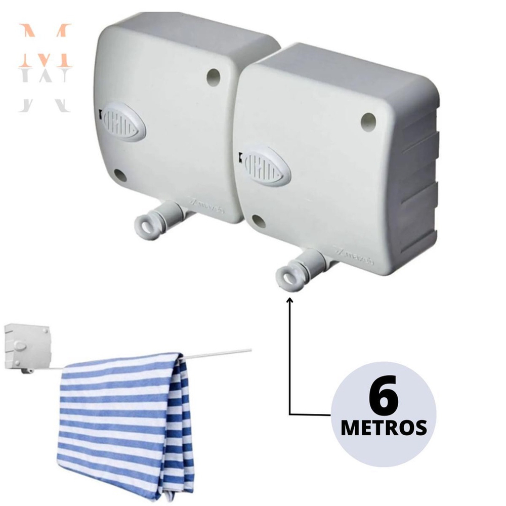 Varal Modular Automático Stendmax Retrátil 6 Metros 2 | Submarino Varal Modular Automático Stendmax Retrátil 6 Metros 2 | Submarino